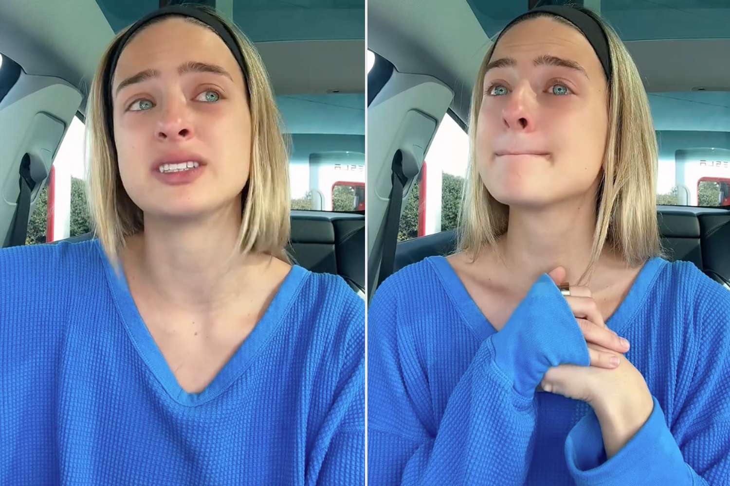 Influencer Avery Katherine Wood breaks down in tears as she announces ...