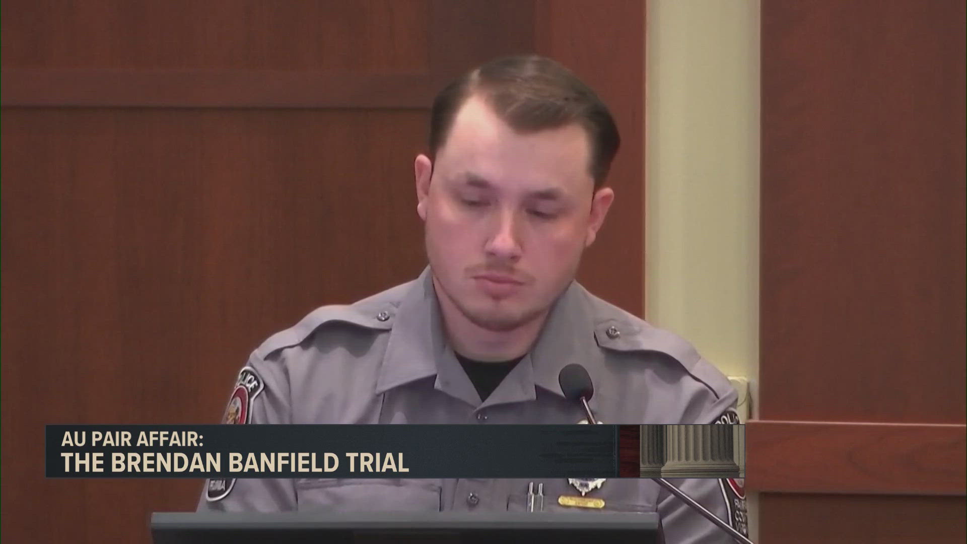 Officer says Brendan Banfield washed his hands before samples were ...