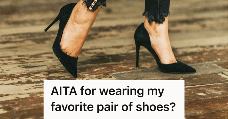 Woman refused to give up her clumsy, favorite heels, so her friends ...