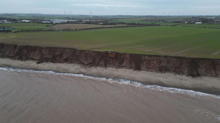 Nuclear bunker nears collapse due to erosion