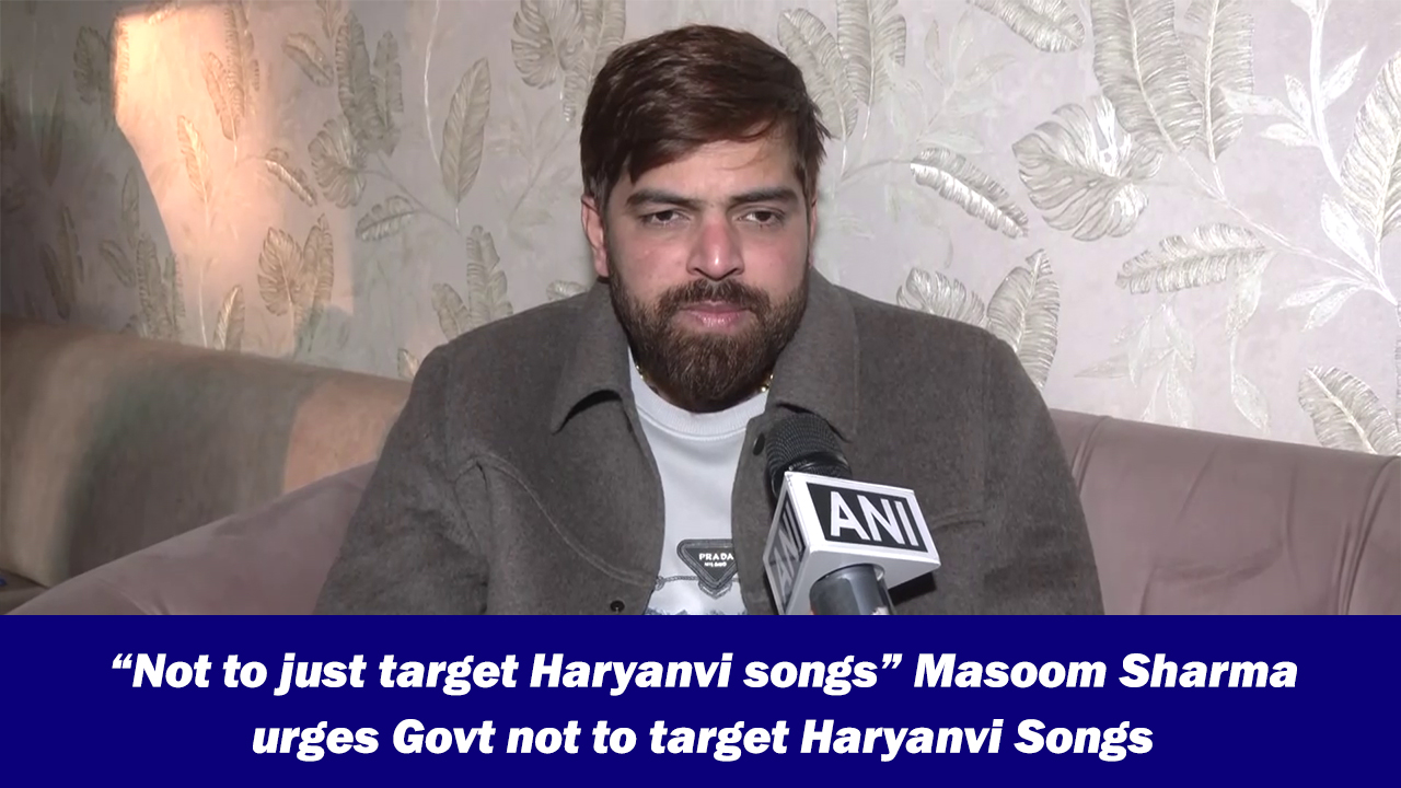 "Not to just target Haryanvi songs," Masoom Sharma urges govt not to ...