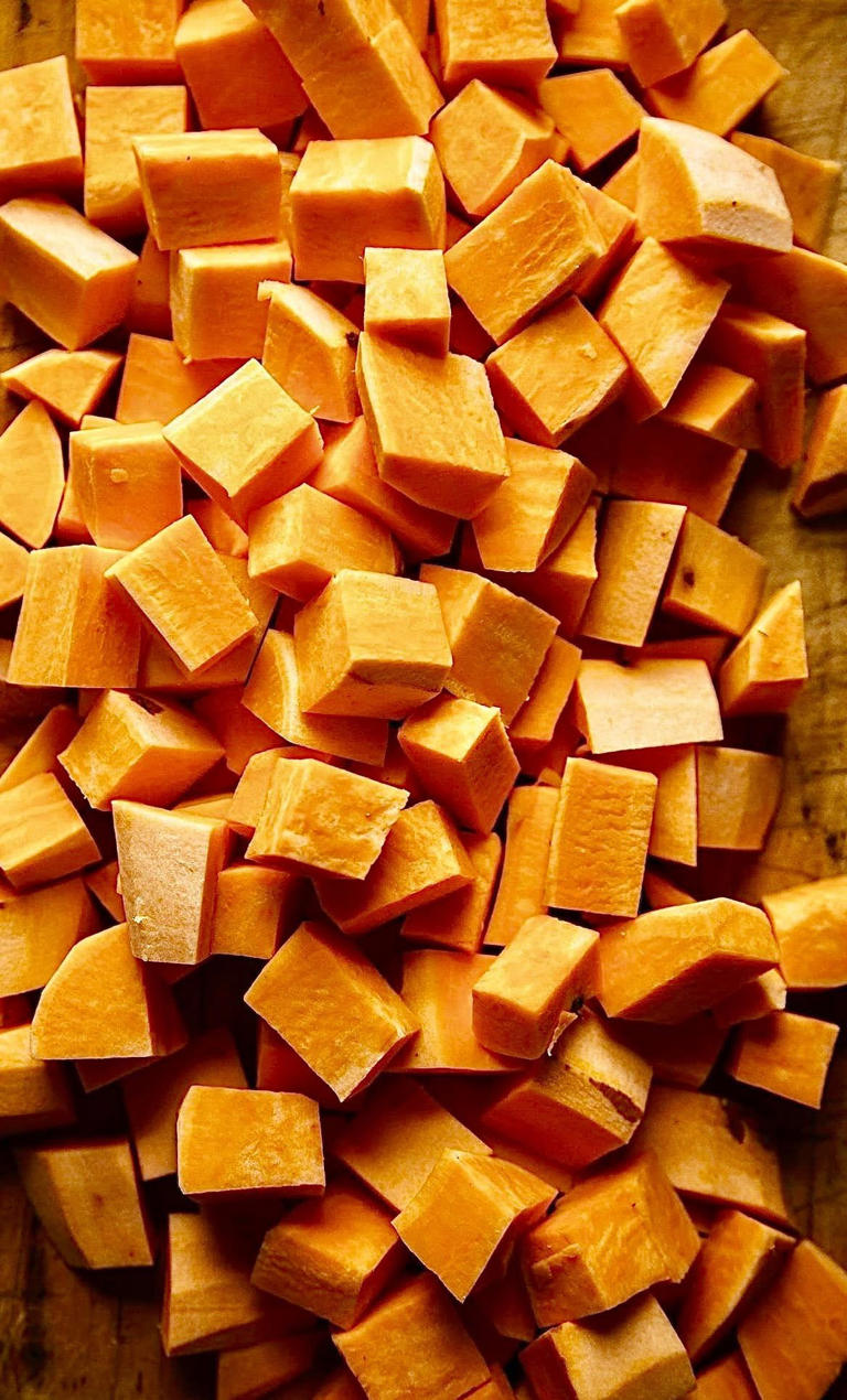 Creamy sweet potato soup