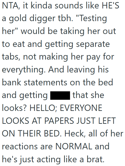 Brother believes his girlfriend was only with him for the money, but he ...