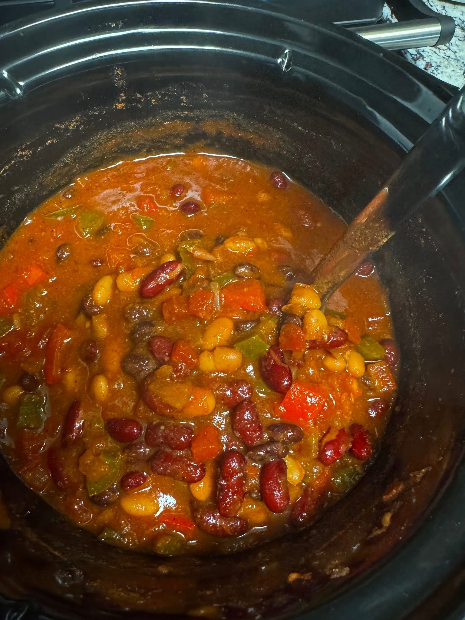 Three bean chili