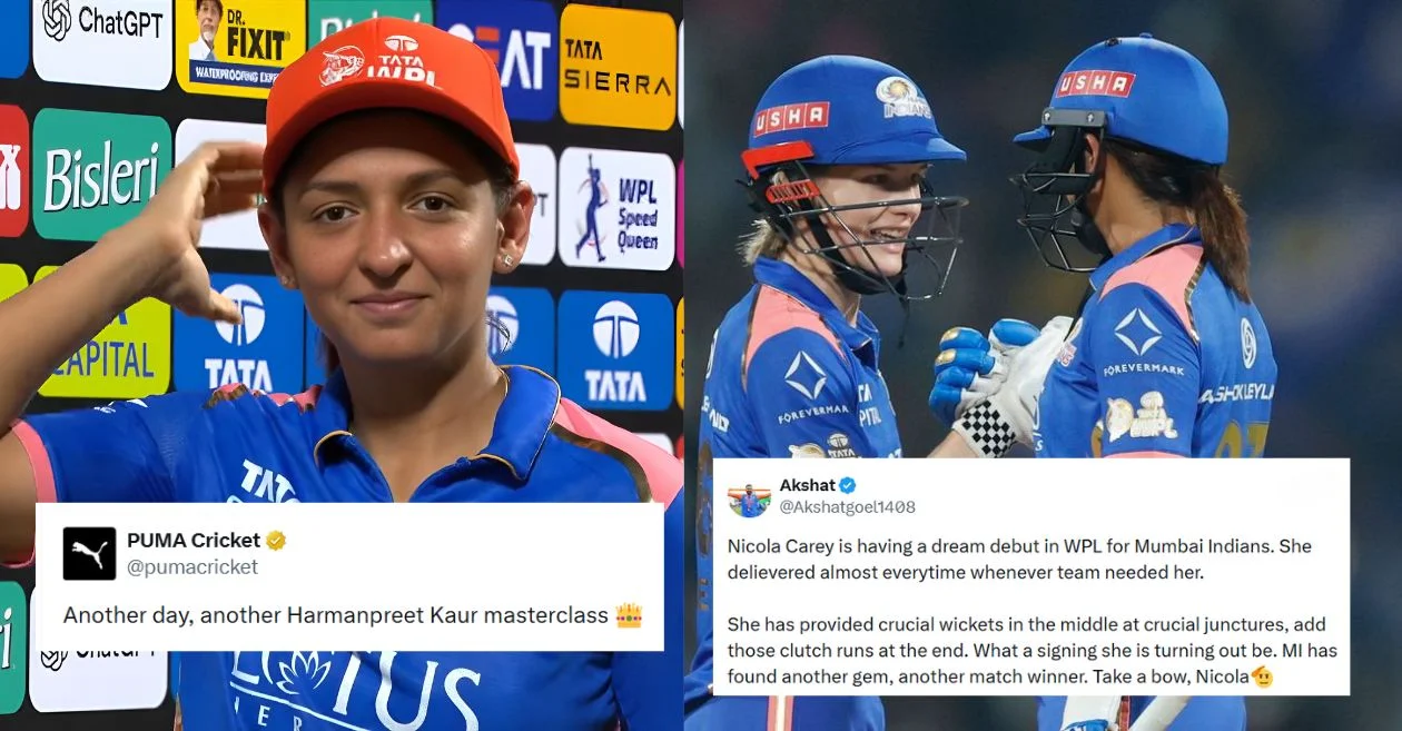 WPL 2026: Fans erupt after Harmanpreet Kaur and Nicola Carey script ...