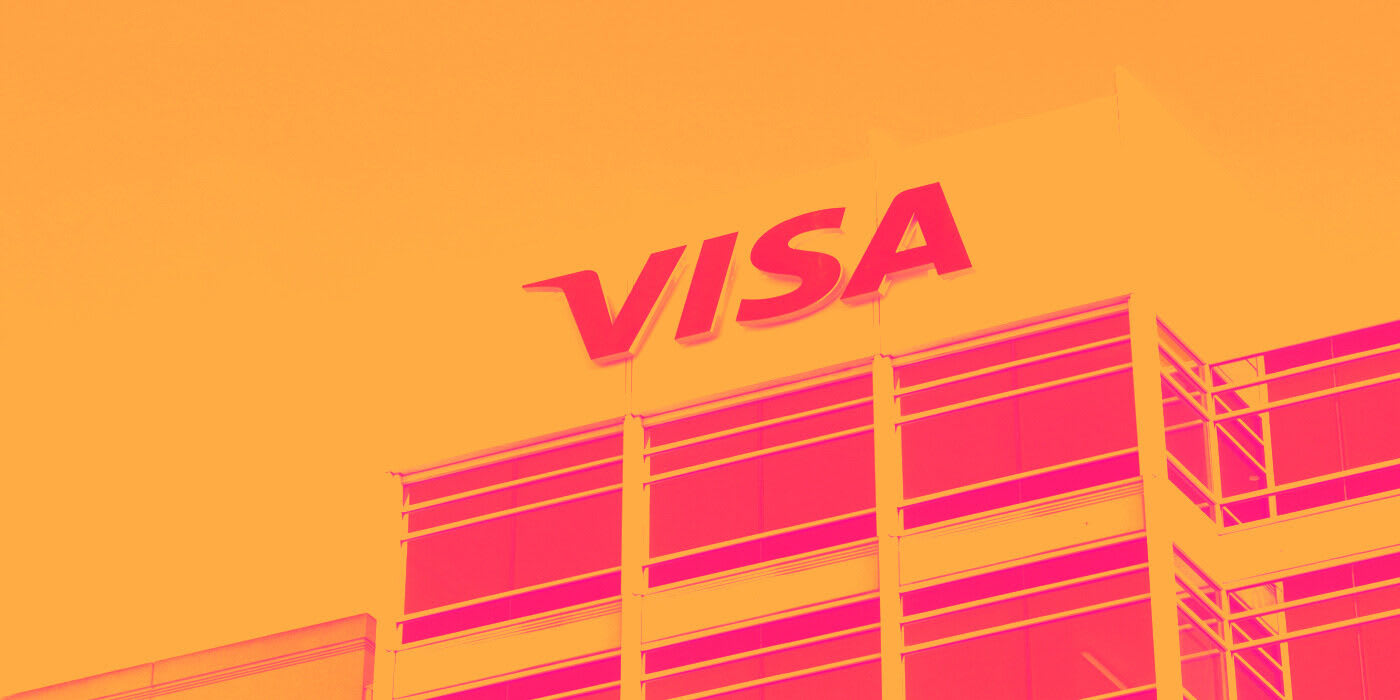 Why Visa (V) stock is trading lower today