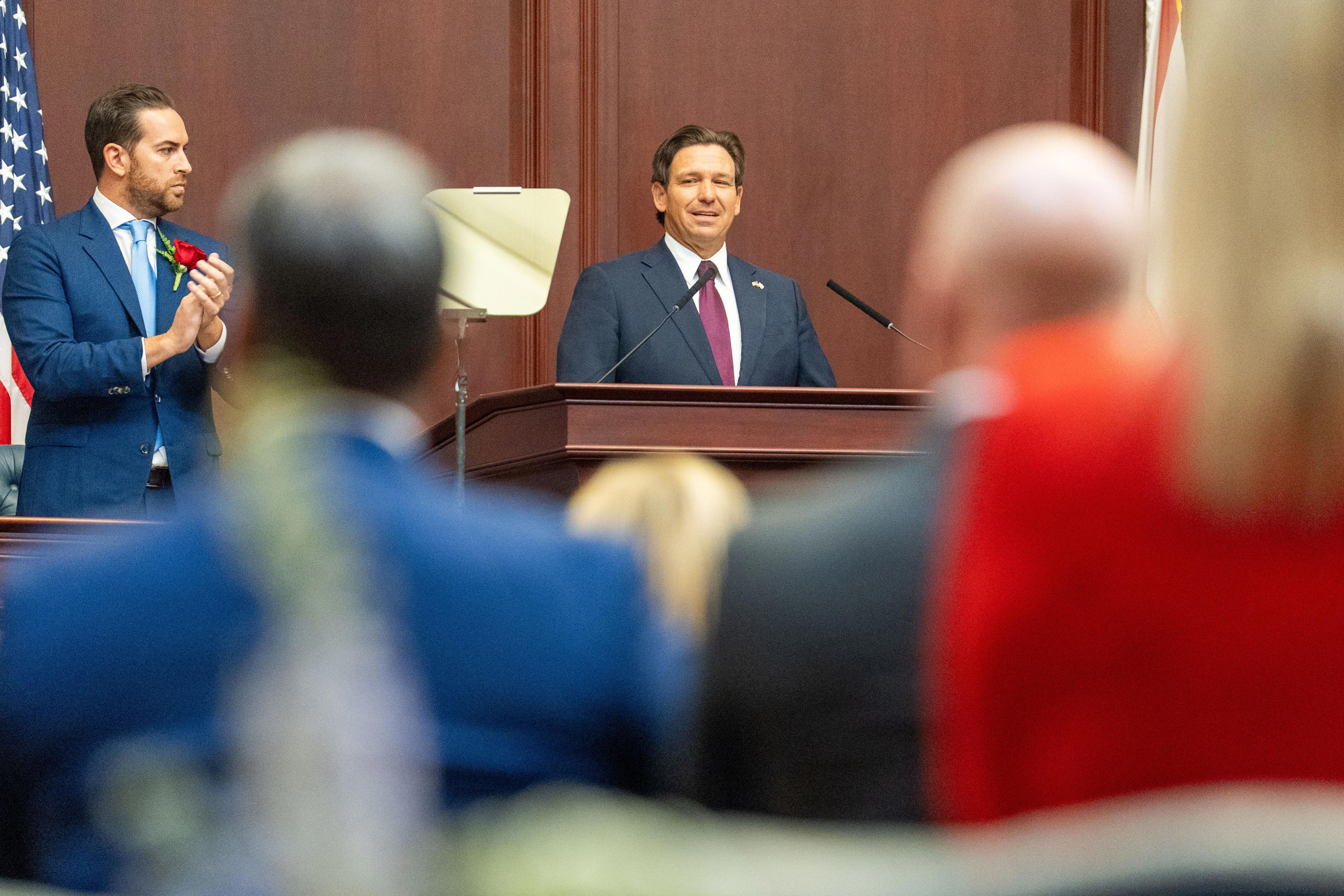 House speaker calls Gov. Ron DeSantis 'petulant' after handshake snub