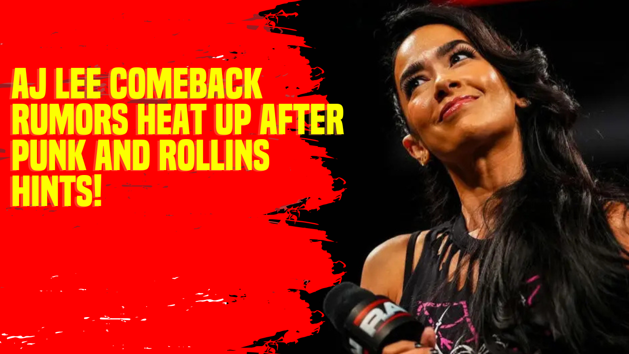 AJ Lee comeback rumors heat up after Punk and Rollins hints! #AJLee # ...