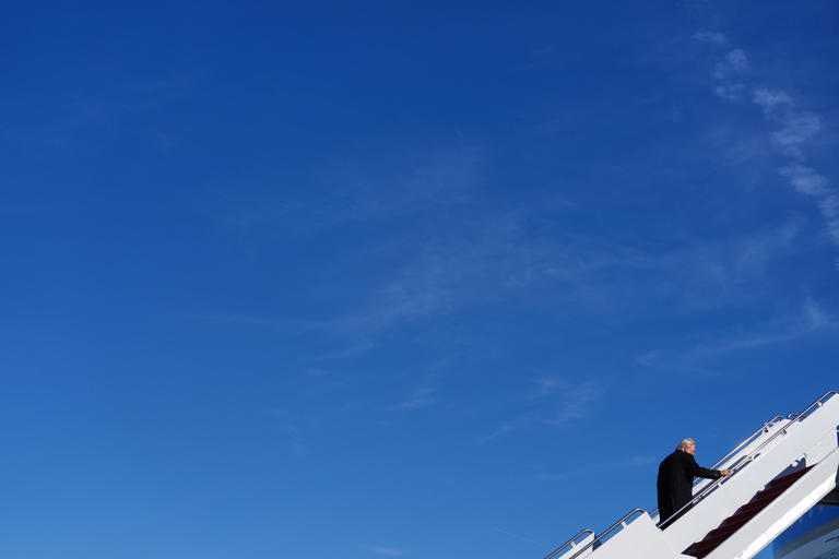 Trump visits a Ford pickup truck factory, aiming to promote his efforts ...