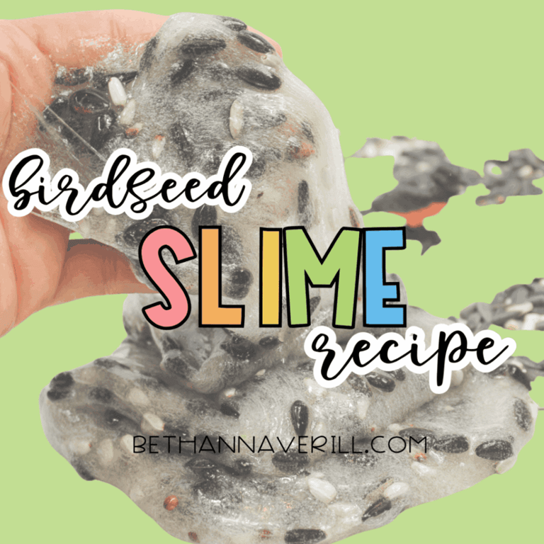 Birdseed slime recipe