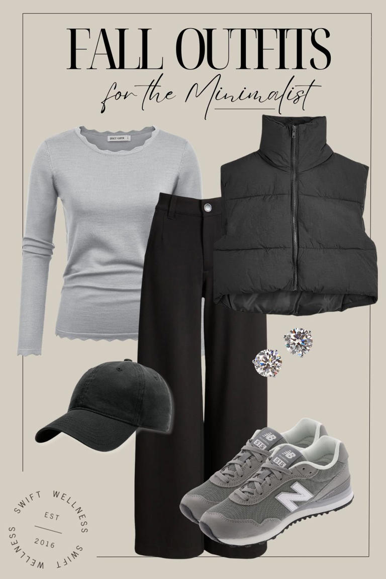 25 easy outfit ideas for a fall minimalist capsule wardrobe