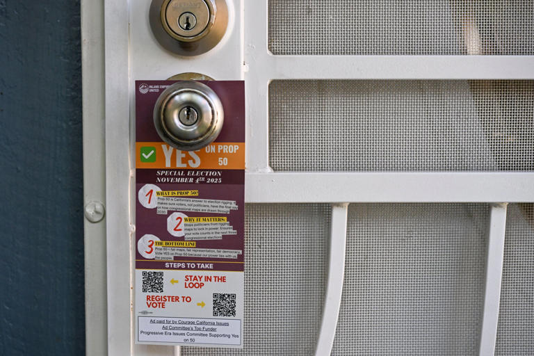 Did your Inland Empire city vote yes or no on Prop. 50?