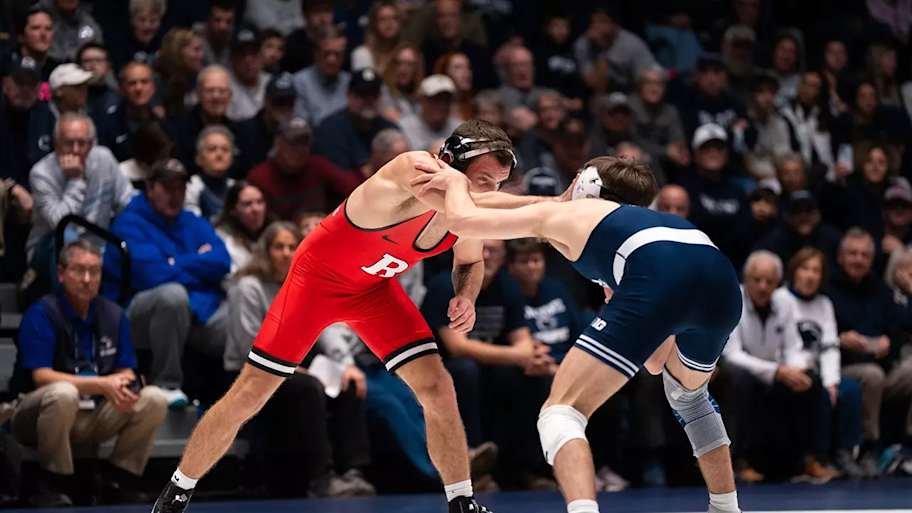No. 16 Rutgers wrestling suffers crushing 46-0 loss against No. 1 Penn ...