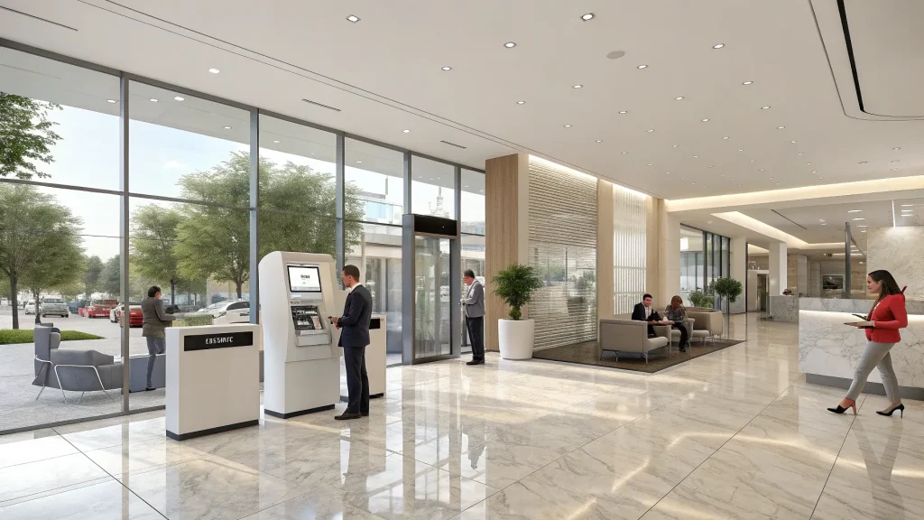 Bank tests upscale branch expansion