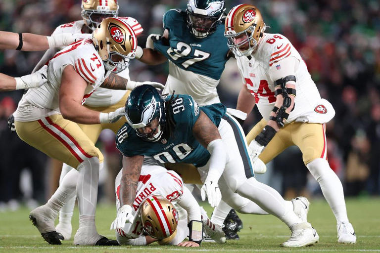 Jason Kelce launches passionate rant after Eagles defeat to 49ers and ...