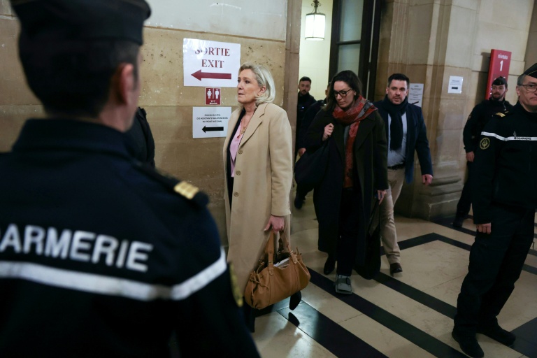 France's Le Pen says had 'no sense' of any offence as appeal trial opens