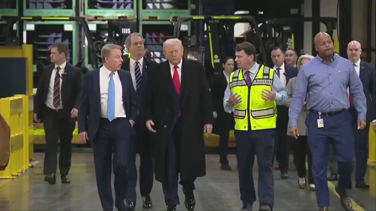 Trump visits Ford F-150 plant, touting Big 3 comeback: 'I want cars ...