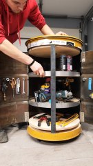 A stylish workshop organizer