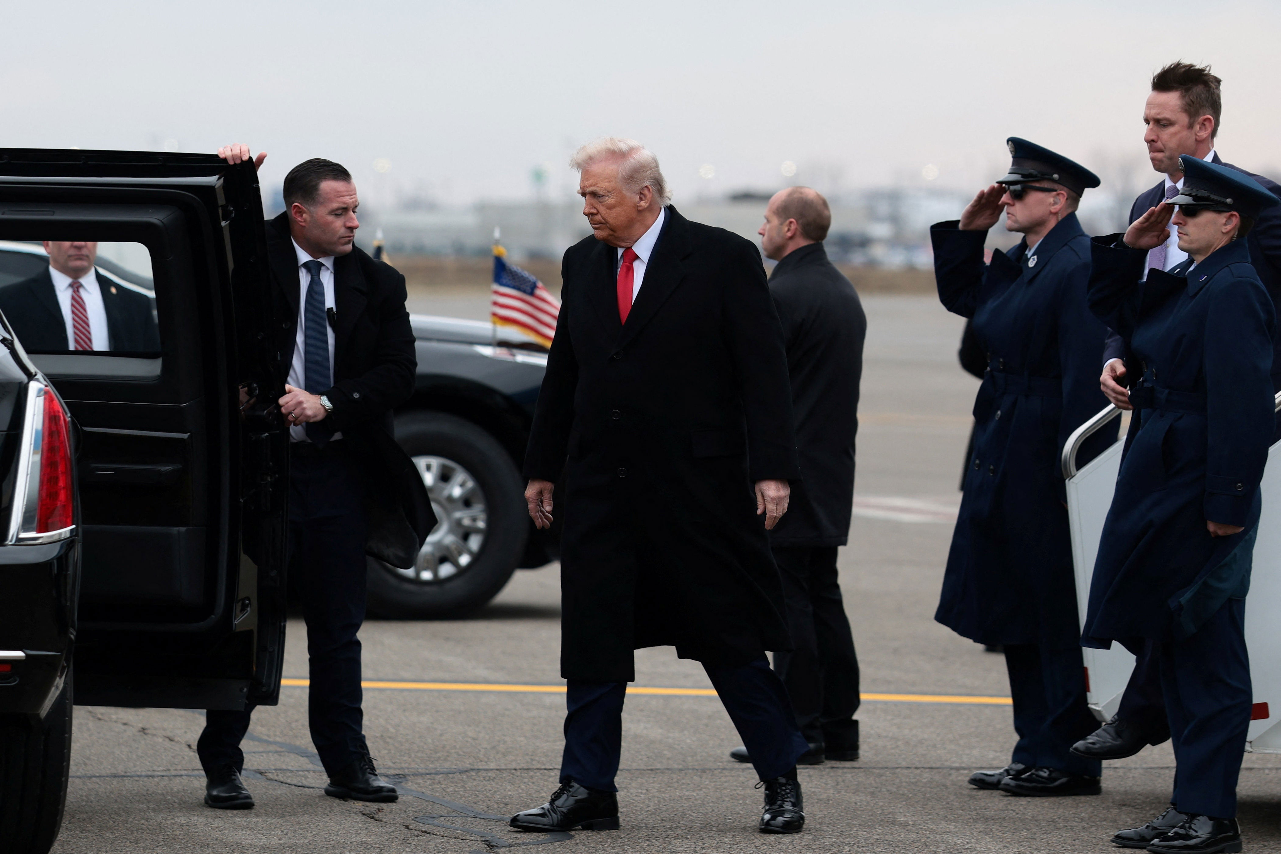 Trump to visit Detroit auto plant amid factory job fall: Live