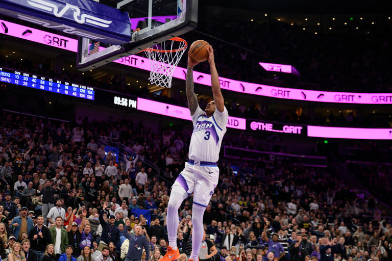 Blunt conversation and hard work propels Jazz guard Keyonte George to ...