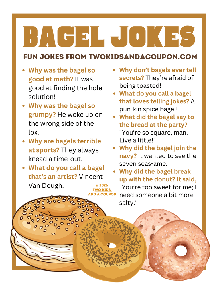 Don't be plain: Take a bite out of our favorite bagel jokes