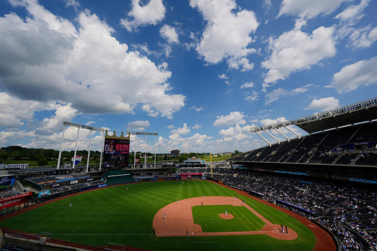 Kansas City Royals move walls in at Kauffman Stadium to boost action ...