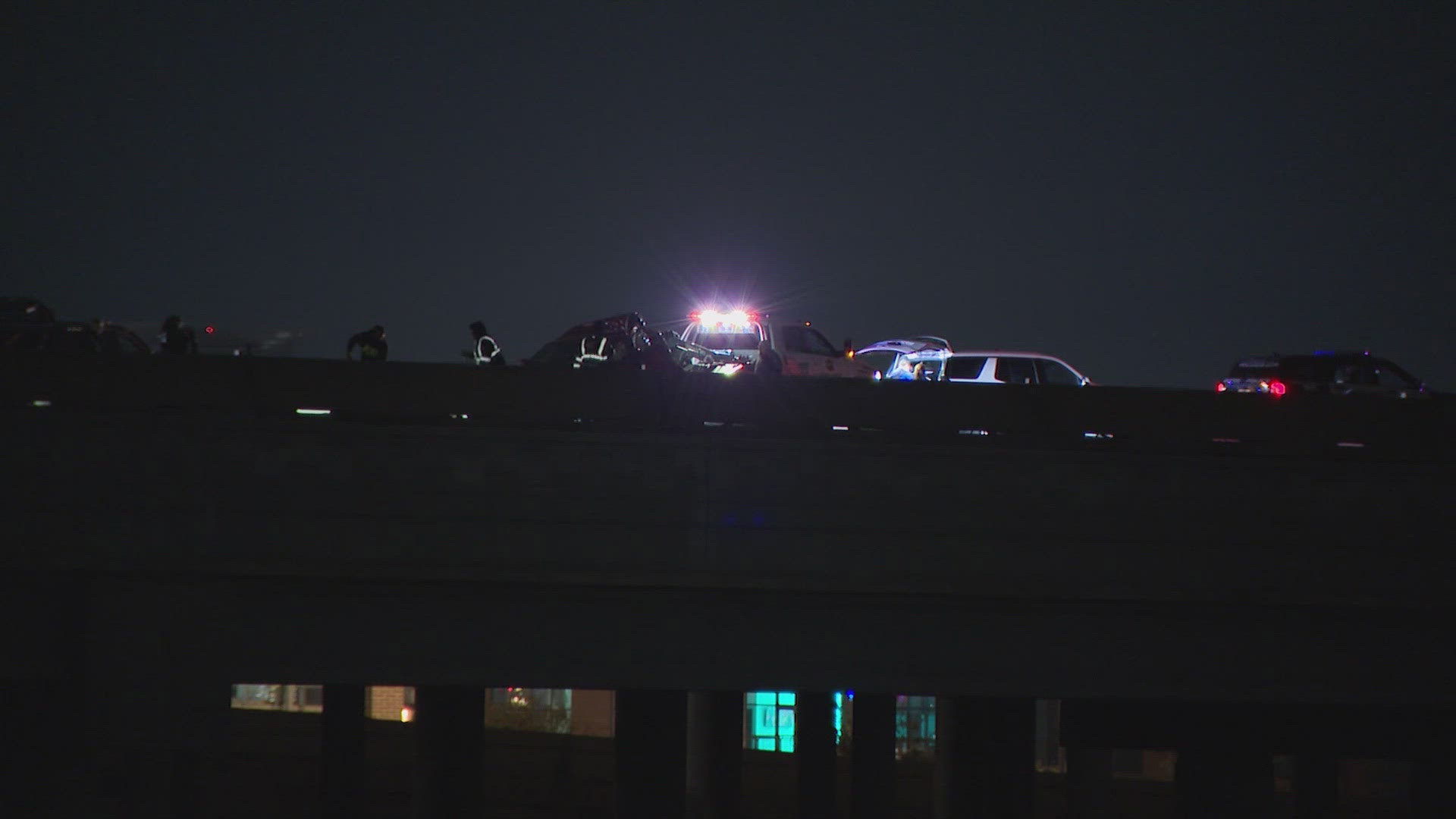 Crash turns deadly after tow truck slams into disabled car on the Katy ...