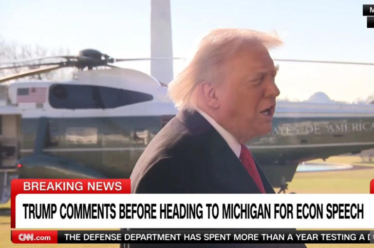 CNN interrupts show for breaking news as they cut to Trump bragging ...