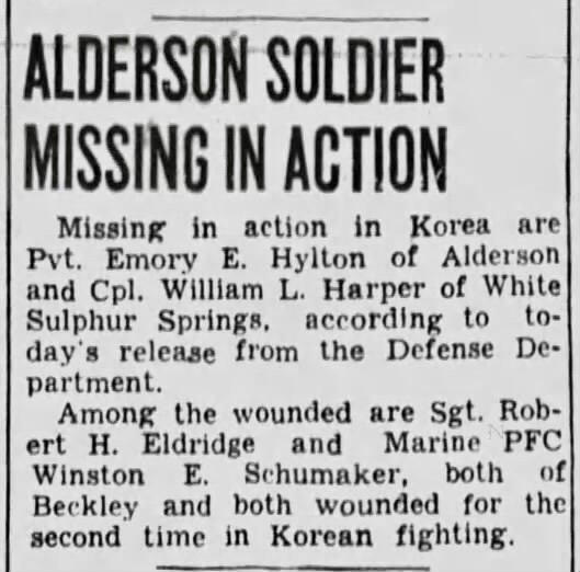 West Virginia soldier Sgt. William L Harper identified 74 years after ...