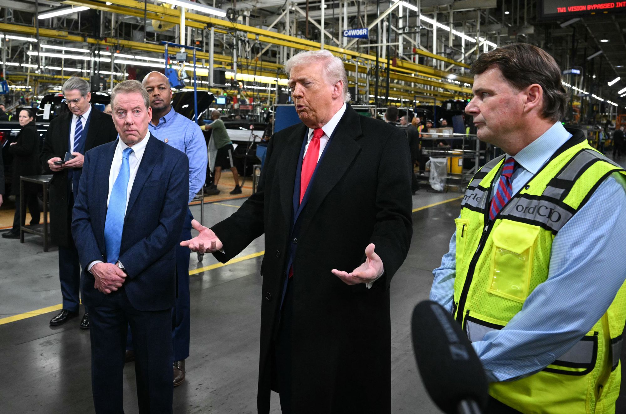 Trump to visit Detroit auto plant amid factory job fall: Live