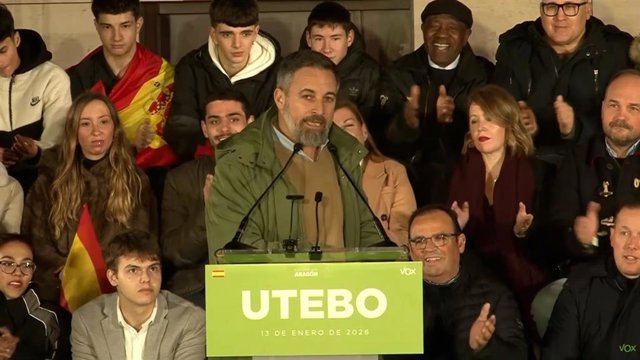 Abascal (Vox): "Si depende de nosotros no habrá más MENA en Aragón ...
