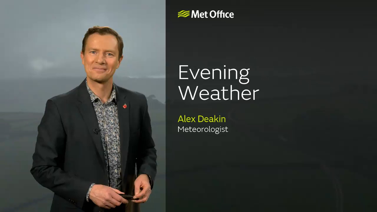 Met Office Monday evening weather forecast 10/11/2025