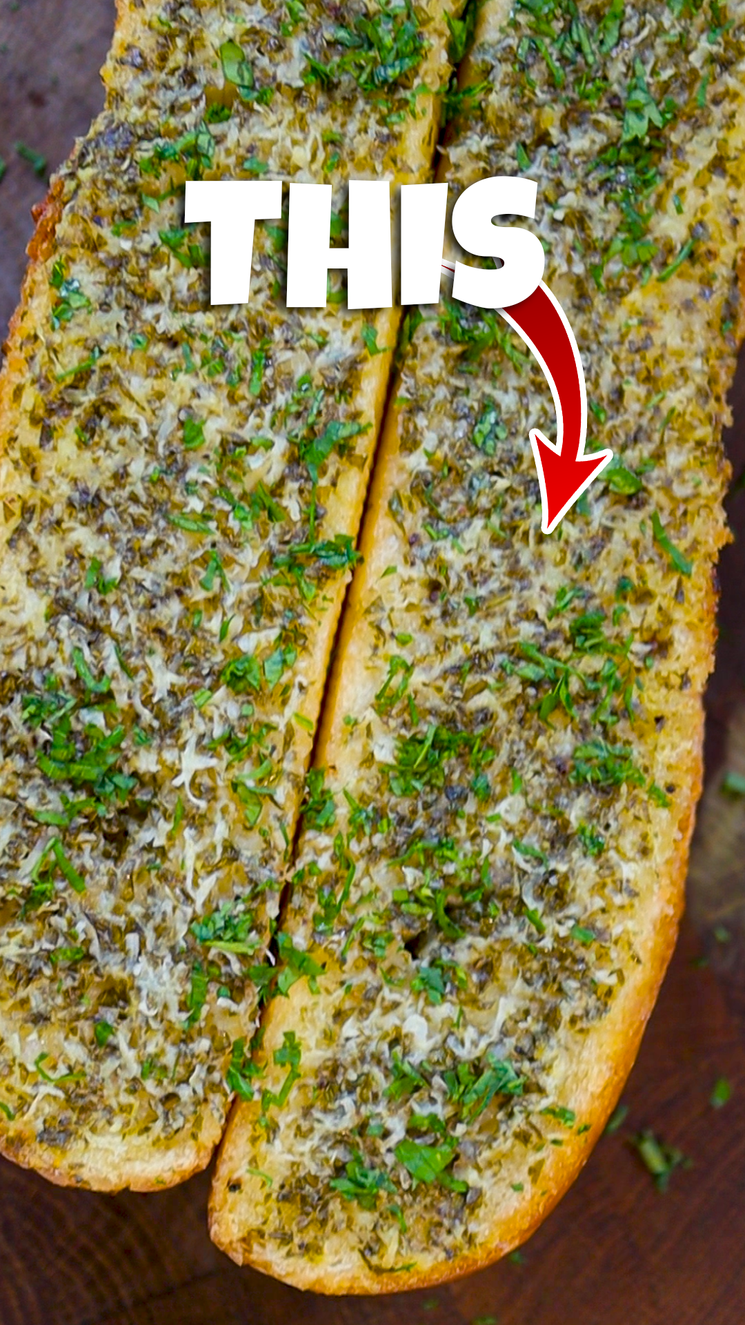 You'll want to make this garlic bread again and again