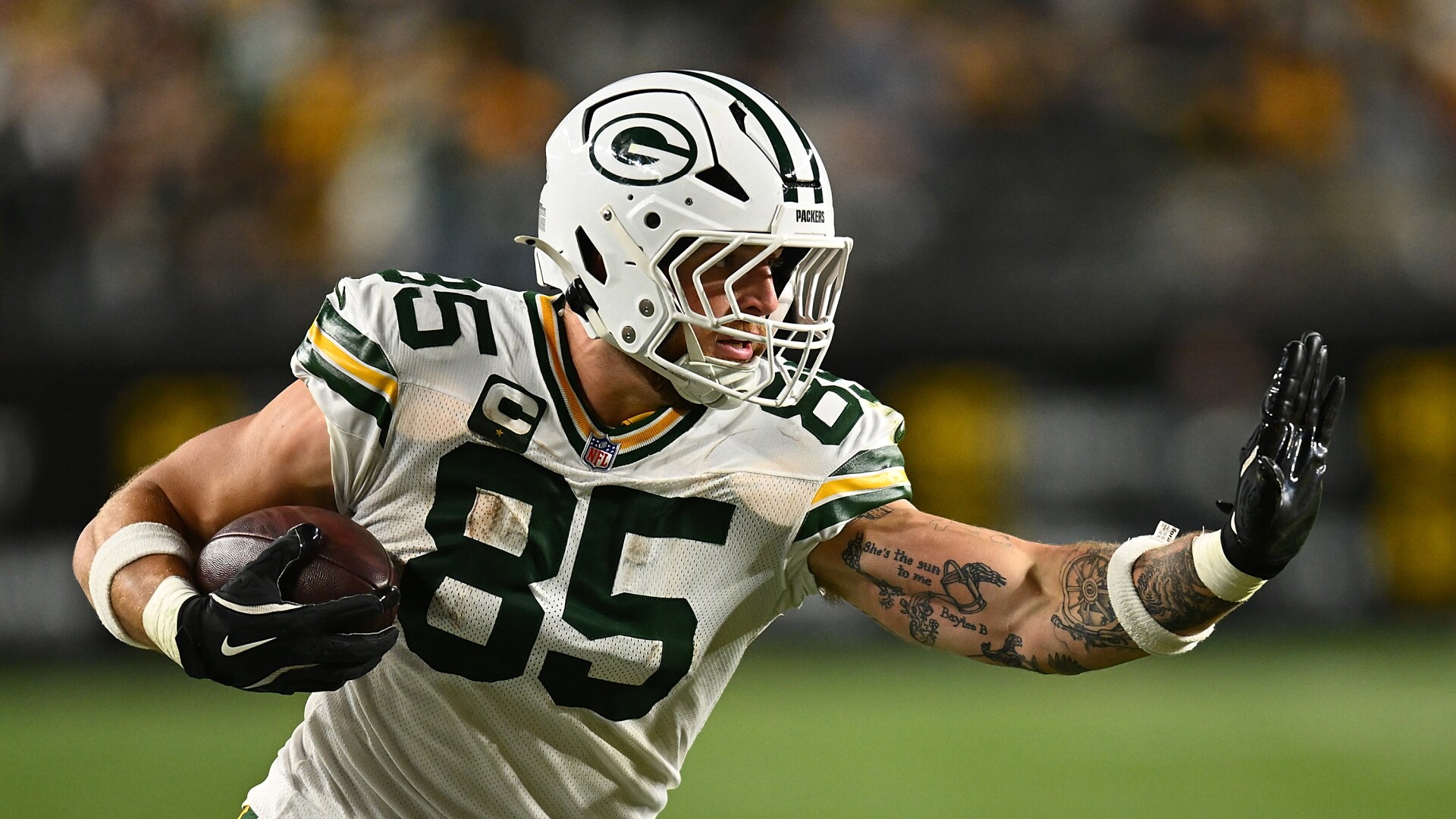 Tucker Kraft hopeful he'll be able to return from torn ACL in September