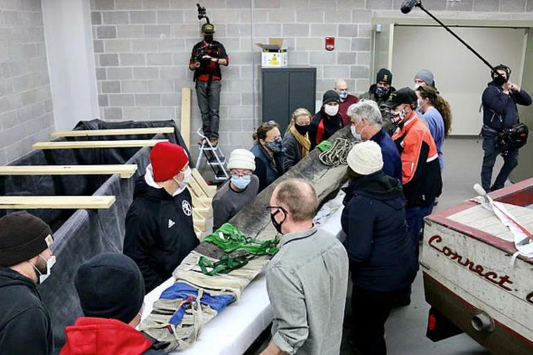 Ancient discoveries found beneath lake 'older than Egyptian pyramid'