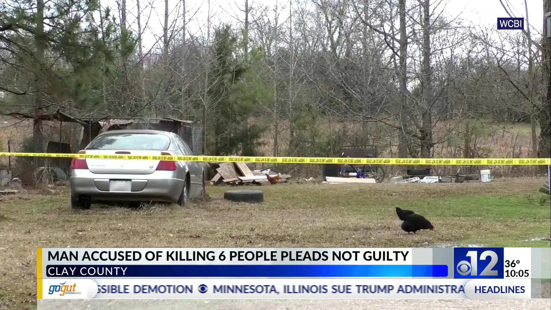 Bond denied for man charged with killing 6 in Mississippi