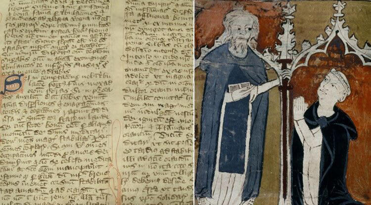 Scholars found a lost medieval masterpiece sitting on a shelf in a ...