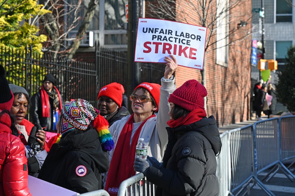NYC nurses strike enters second day as hospitals move to fill labor gaps