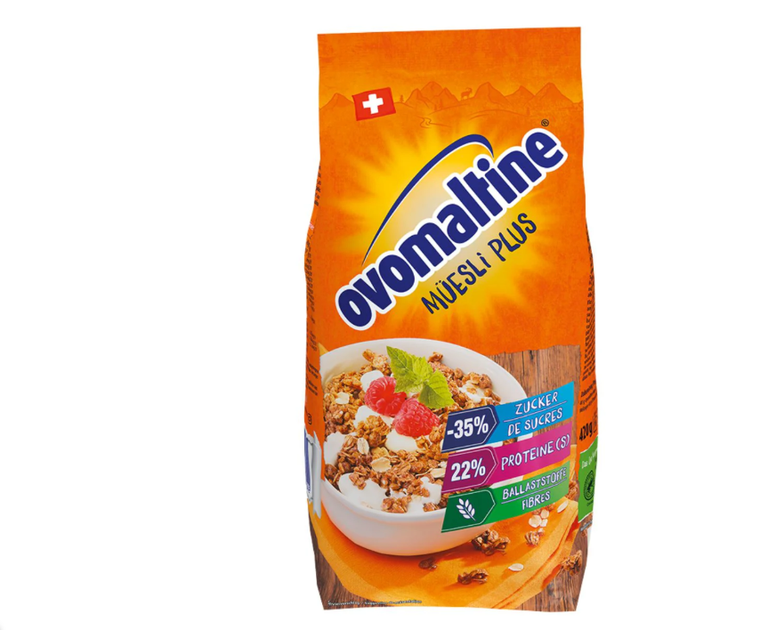 Ovomaltine ruft Plus Müesli zurück
