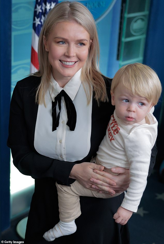 Karoline Leavitt flaunts growing baby bump as she prepares to welcome ...