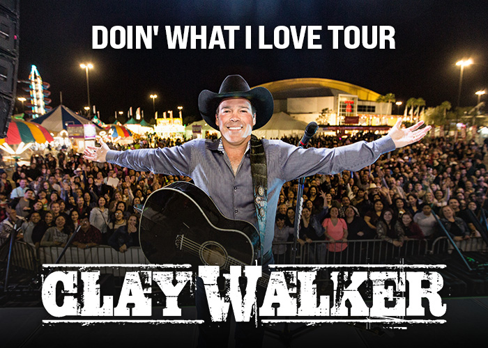 Clay Walker playing Rhythm City Casino in August