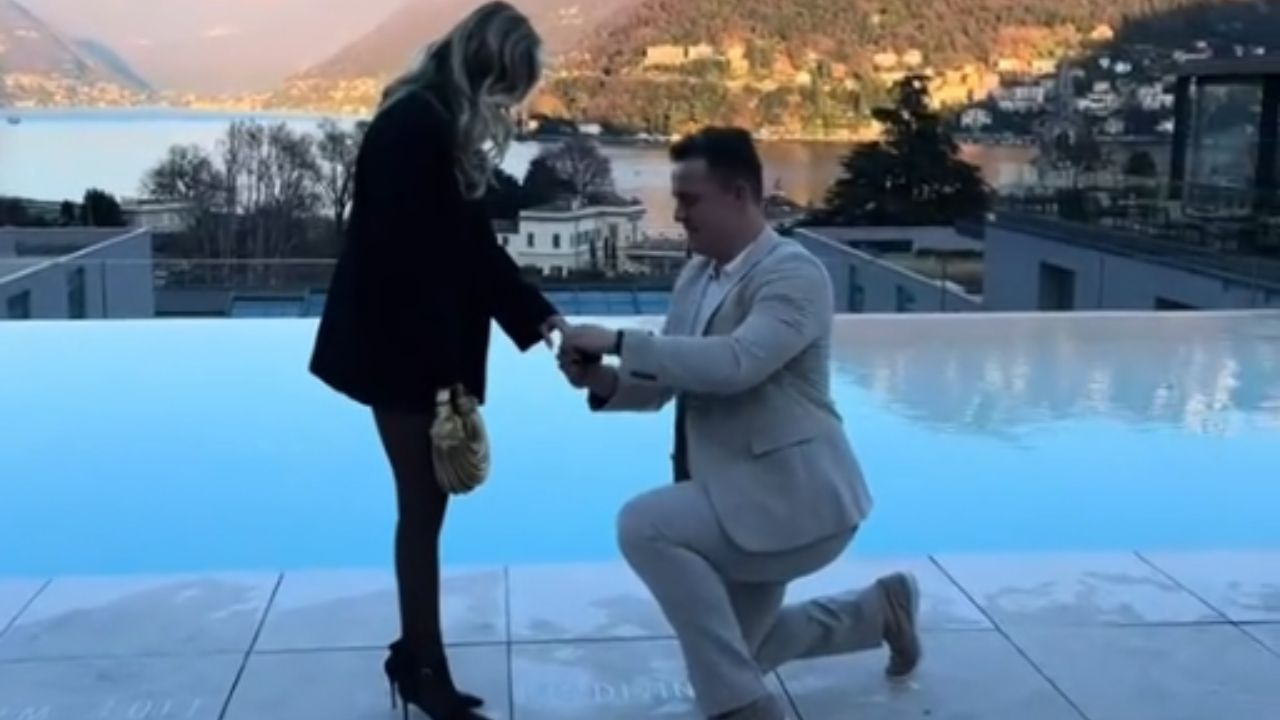 Endearing wedding proposal at Lake Como will restore your faith in true ...