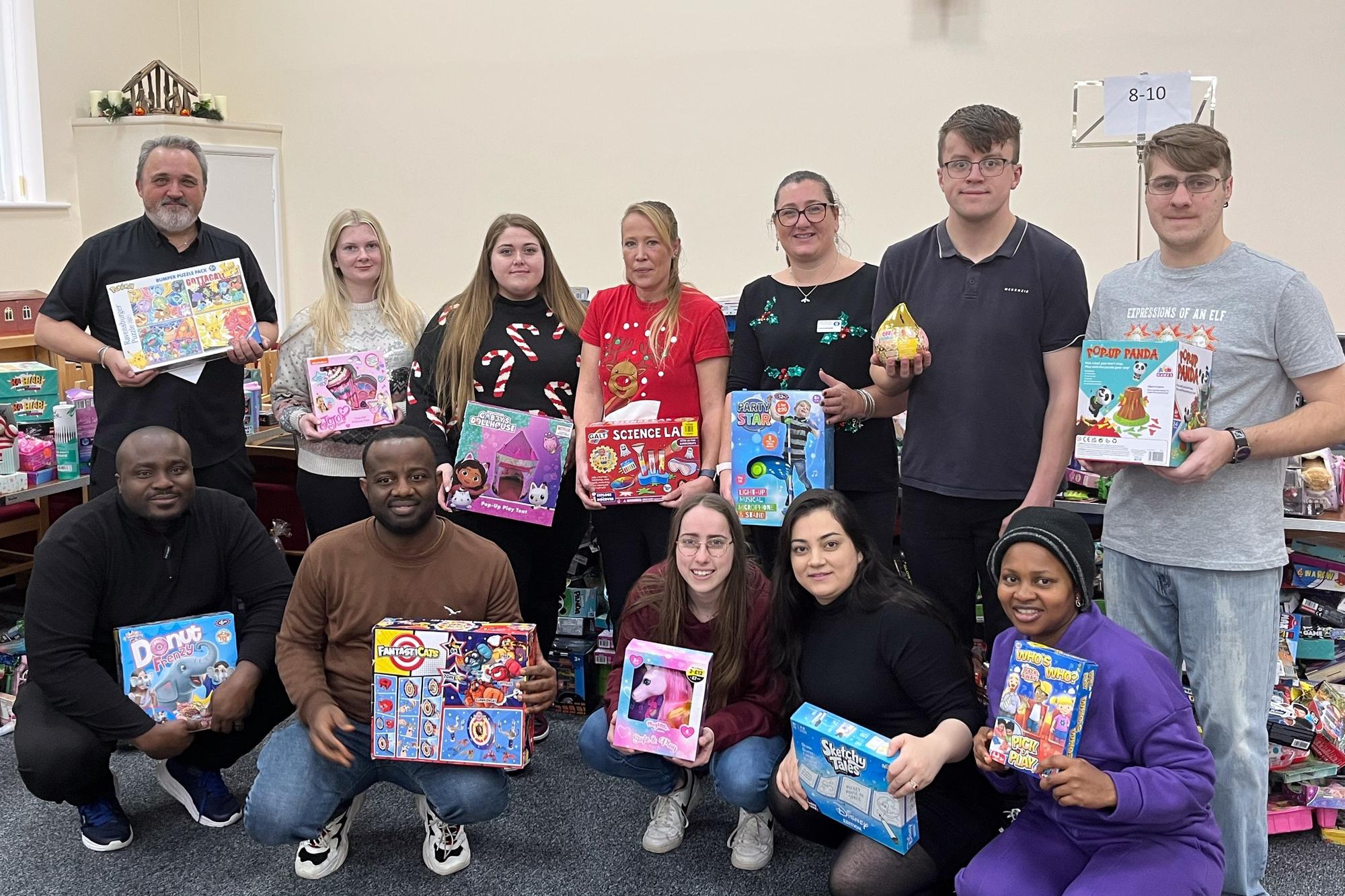 Hundreds of people supported with Christmas donations