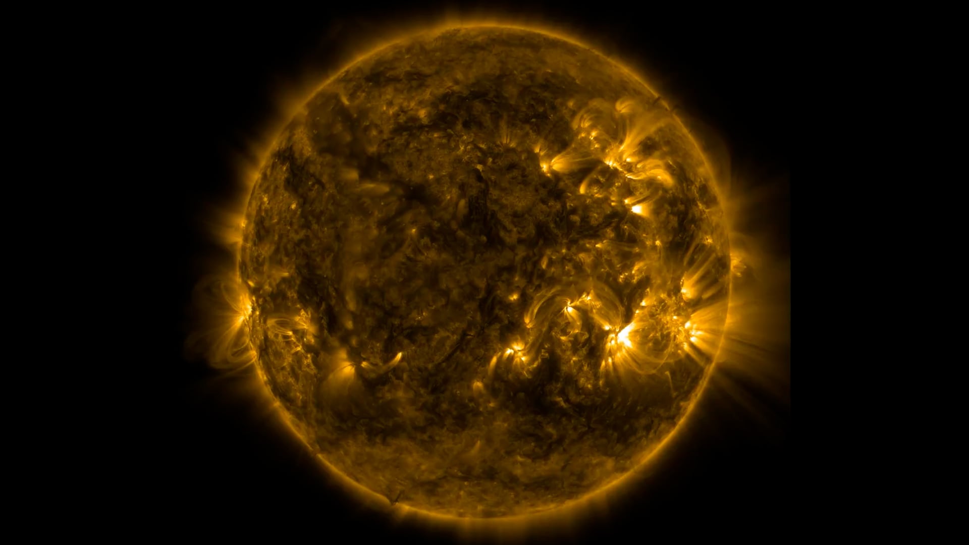Stunning footage shows week's solar activity from NASA