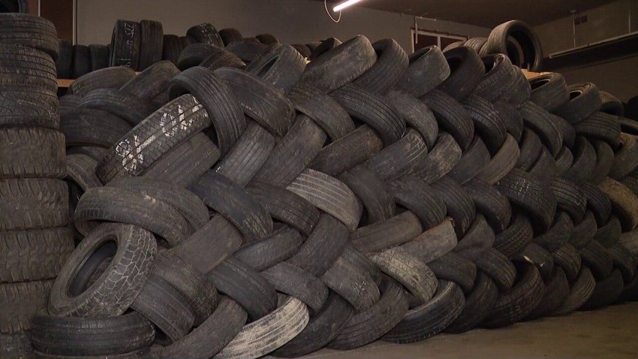 Scientists use tires to make stronger concrete