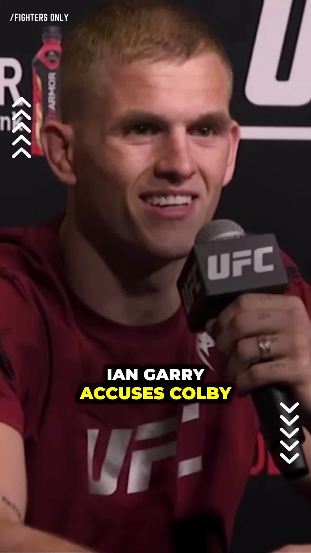 Ian Garry throws down the gauntlet