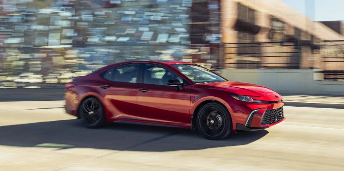 View exterior photos of the 2026 Toyota Camry Nightshade