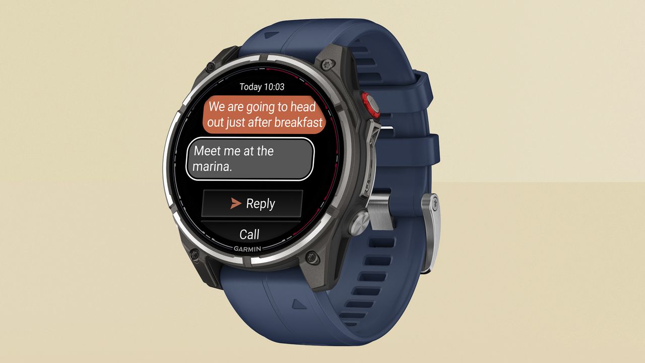 Garmin just gave its marine smartwatch satellite calling (and a split ...