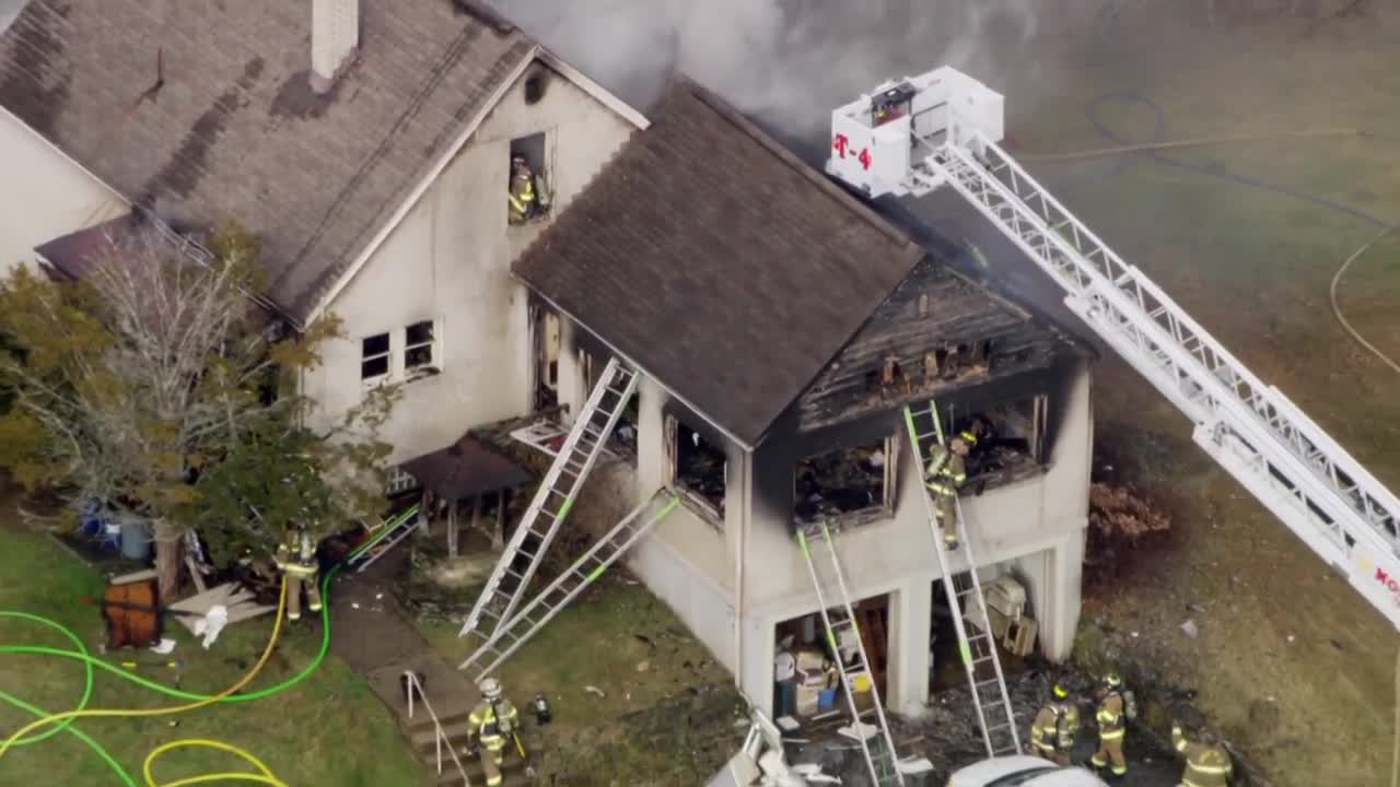 Person taken to hospital following fire in Monroeville