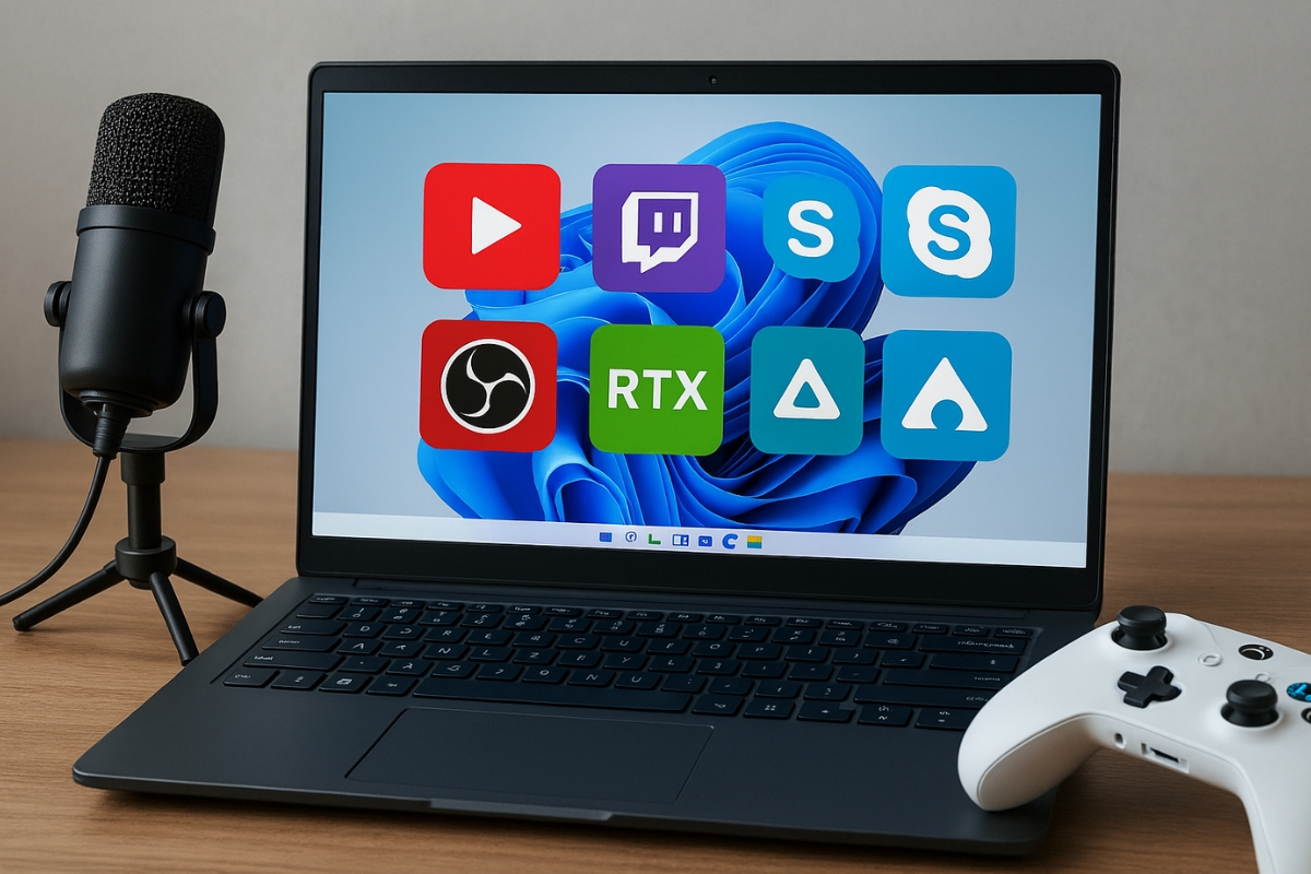 Mejores apps para streaming y grabación con GPU para Windows 11